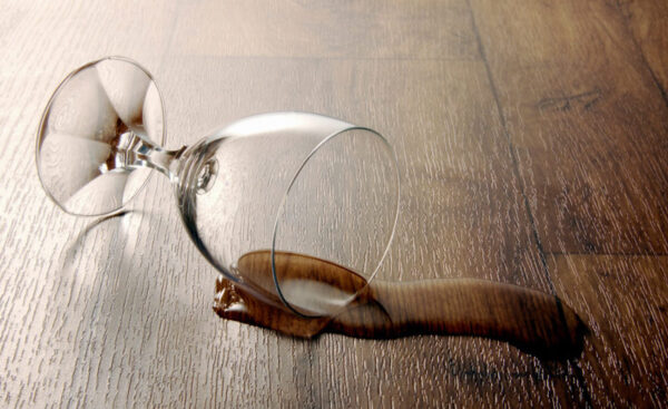 Radiation curing laquer systems for floorings